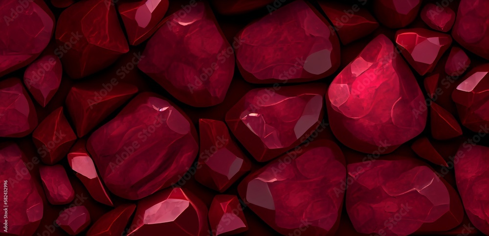 The Beautiful Dark Red Ruby Texture Background Of The Crystal Of