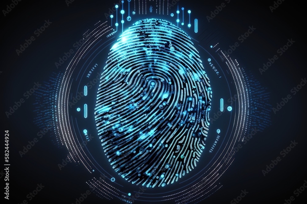 Fingerprint Scanning Biometric Authentication Cybersecurity And Fingerprint Password Future