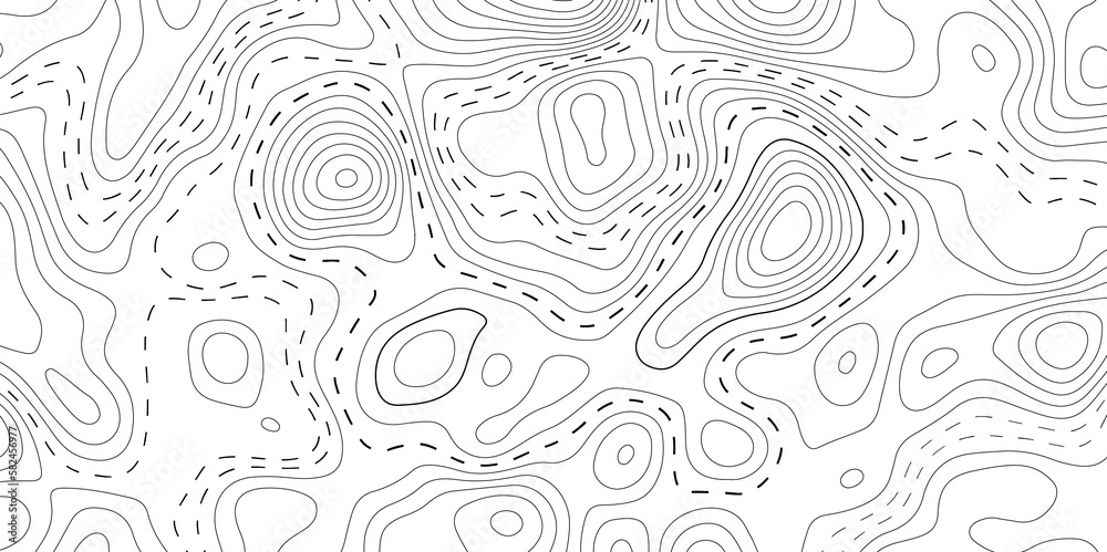 Topographic map background geographic line map with elevation ...