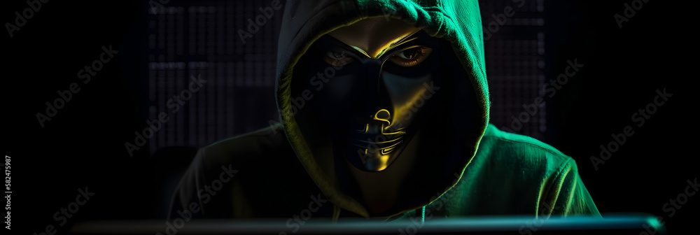 Unveiling the Enigmatic World of Cybercrime: A White Masked Hacker's ...