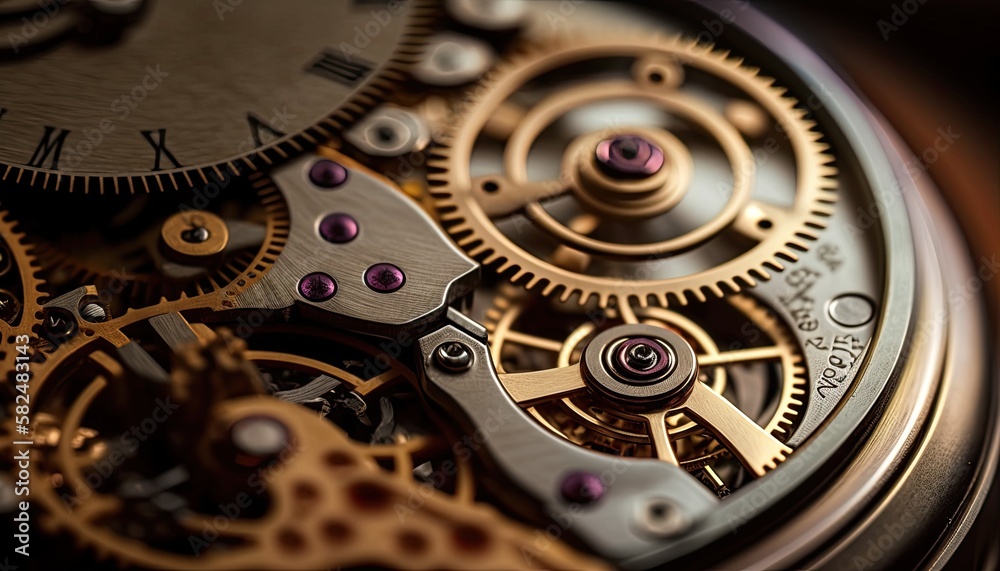 Precise Timekeeping: A Close Look at the Mechanical Cogwheels of a ...