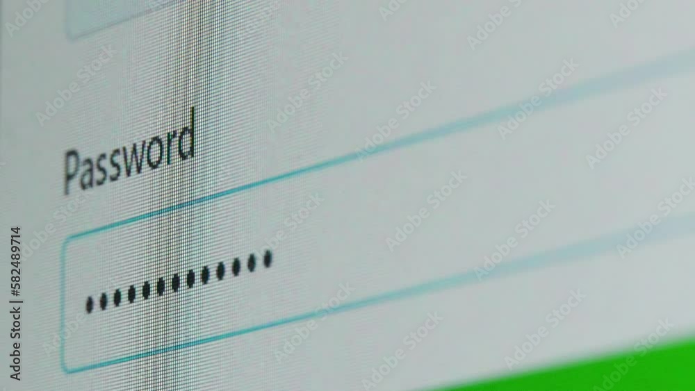 Simple computer display enter your password box prompt, username, user ...