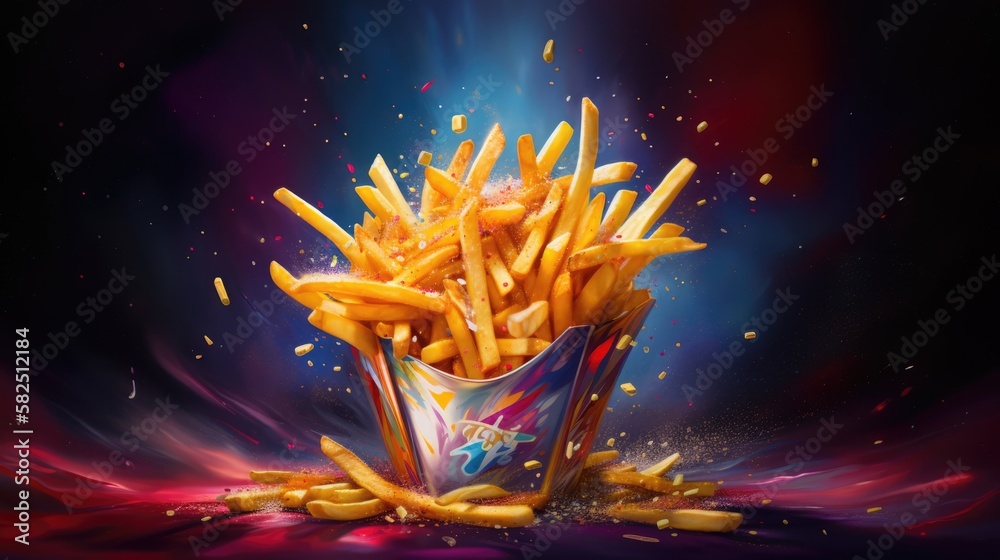 Get Lost in the World of Fast Food Art with this Surrealist Digital ...
