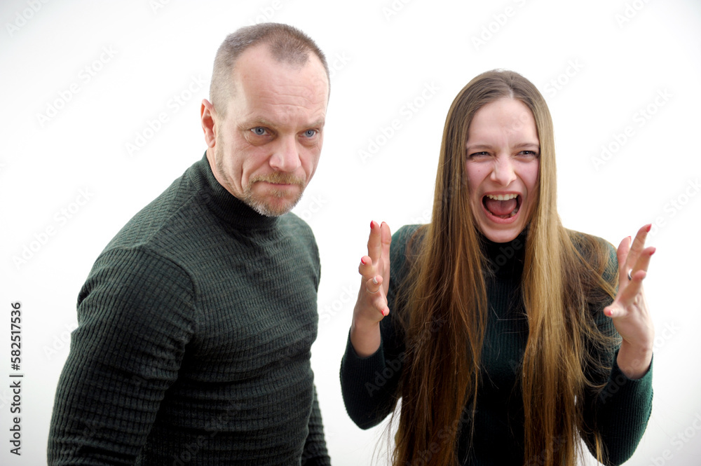 Assault aggressionshouting hatred fury angry look man looking from ...
