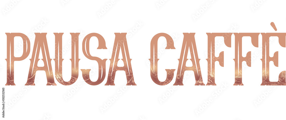 pausa caffè - coffee break - quote italian - png file - with a ...