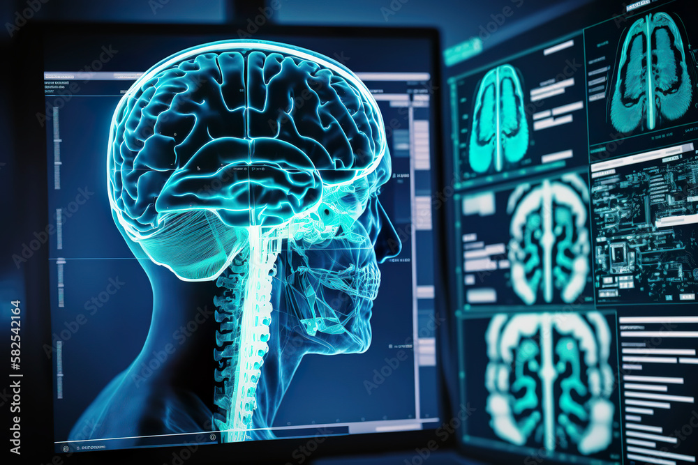 Healthcare and medical. They diagnose the human brain using medical ...