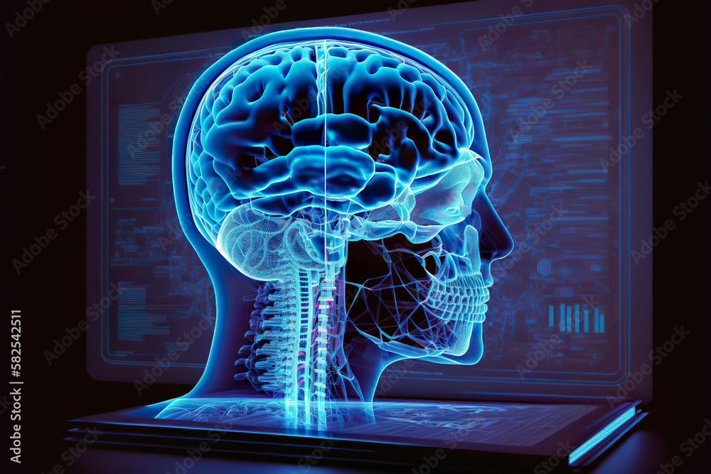 Healthcare and medical. They diagnose the human brain using medical ...
