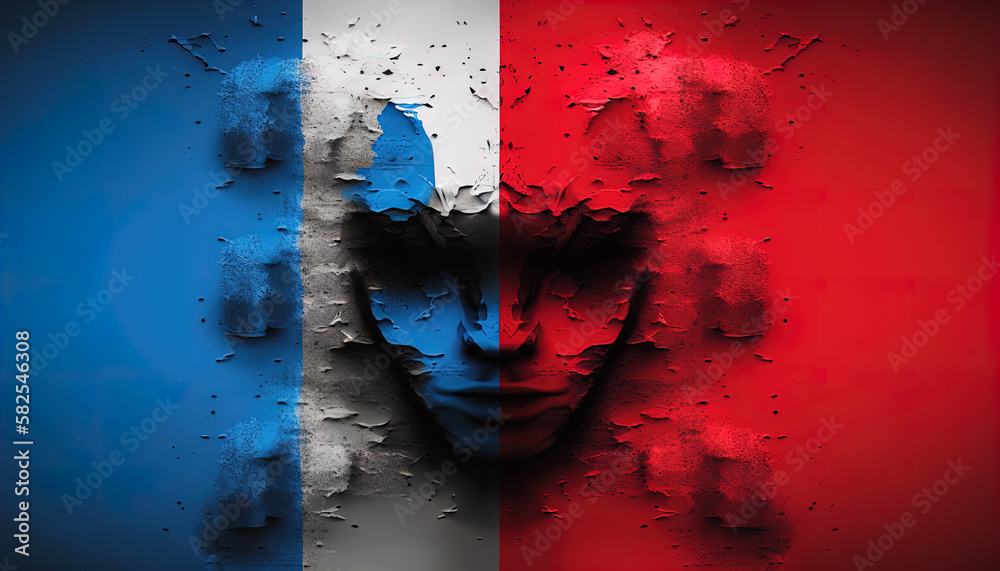 The Colors of Conflict: A Creative Depiction of Red vs. Blue in a ...