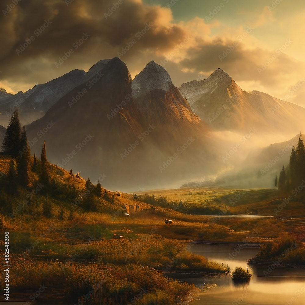 Mysterious realistic highly detailed Landscape That Inspires Wanderlust ...