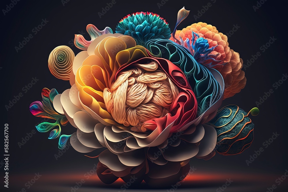 Featuring a beautiful set of flower images in various styles and colors ...