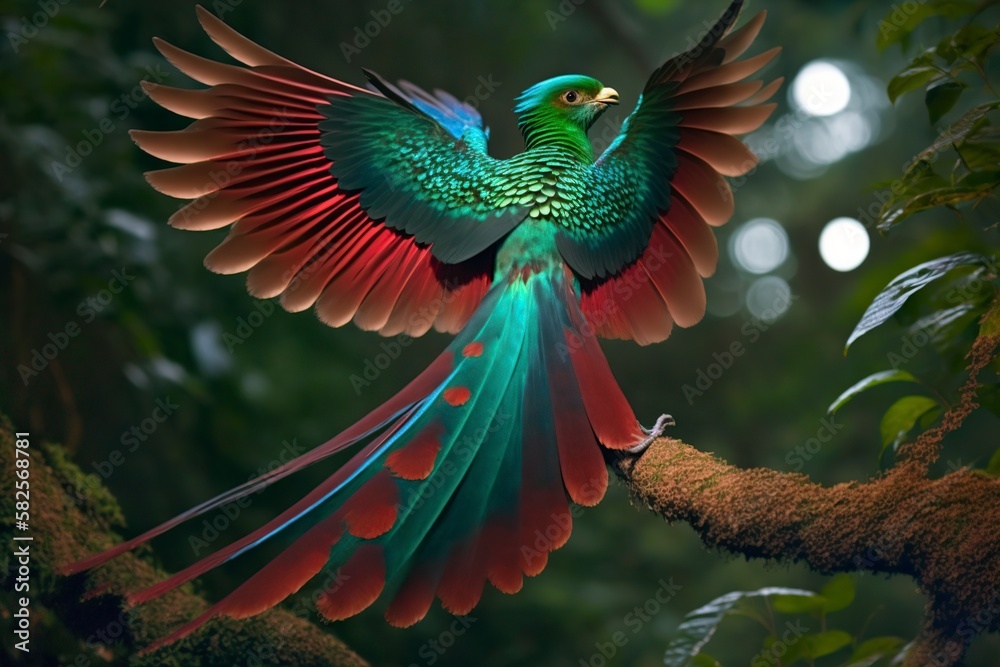 Quetzal Flying