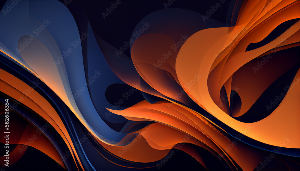 navy blue and burnt orange, abstract organic background wallpaper ...