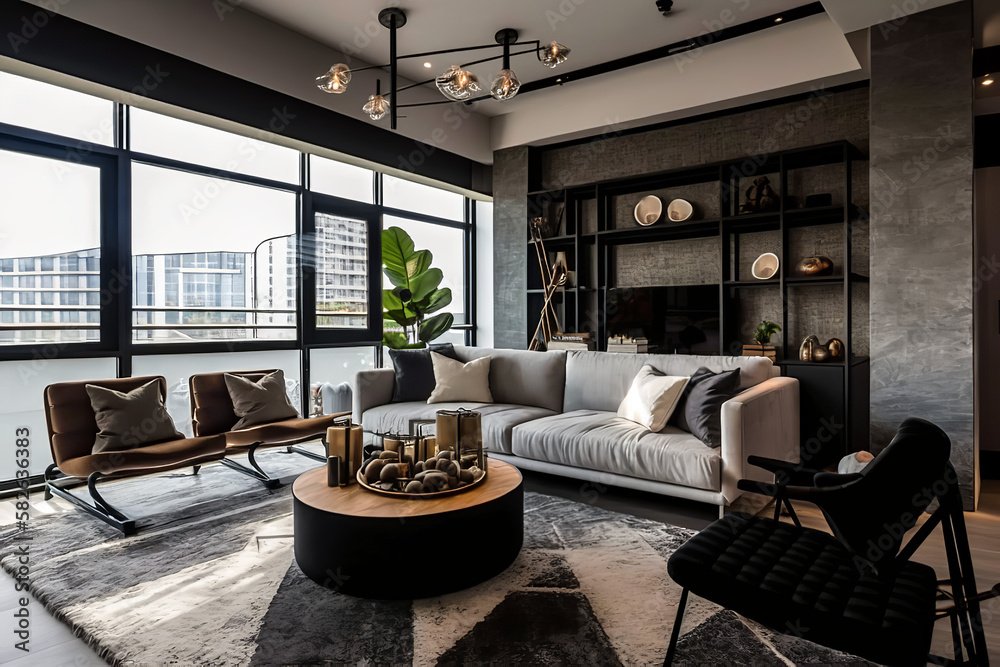 luxury living room, living room couch, living room with people, living ...