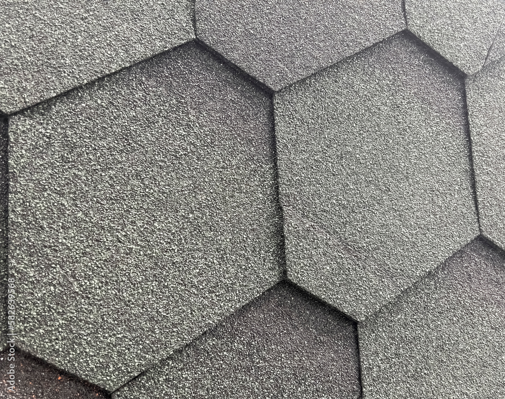 Asphalt roofing shingles texture background. House roof shingles Stock ...