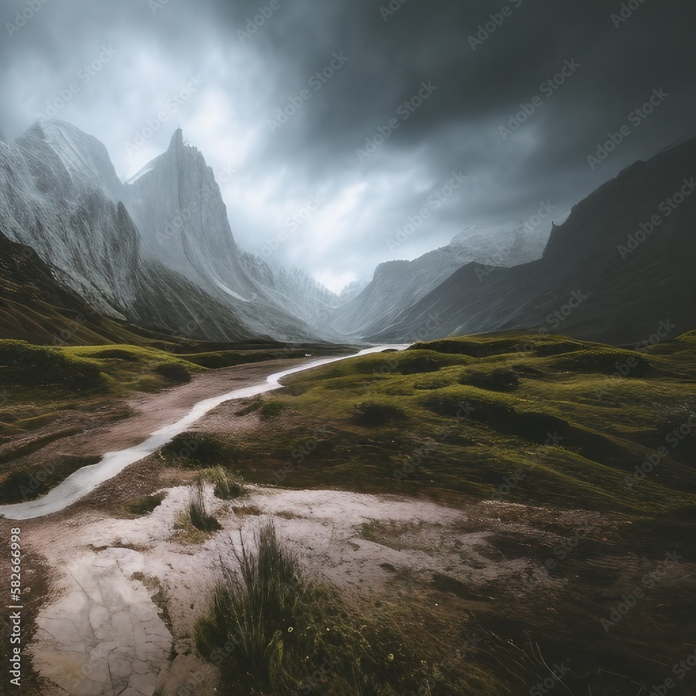 Mysterious realistic highly detailed Landscape That Inspires Wanderlust ...