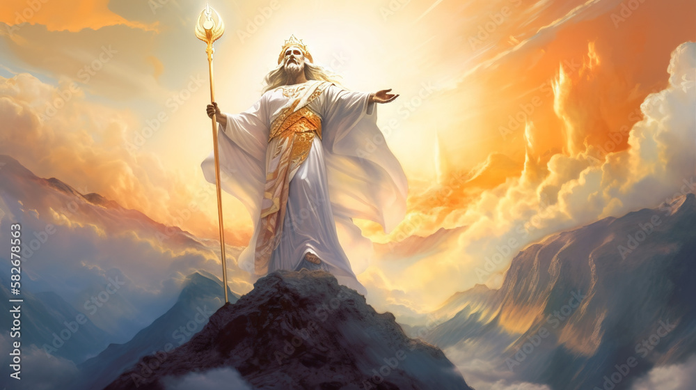Norse God Balder - God of light and purity Stock Illustration | Adobe Stock