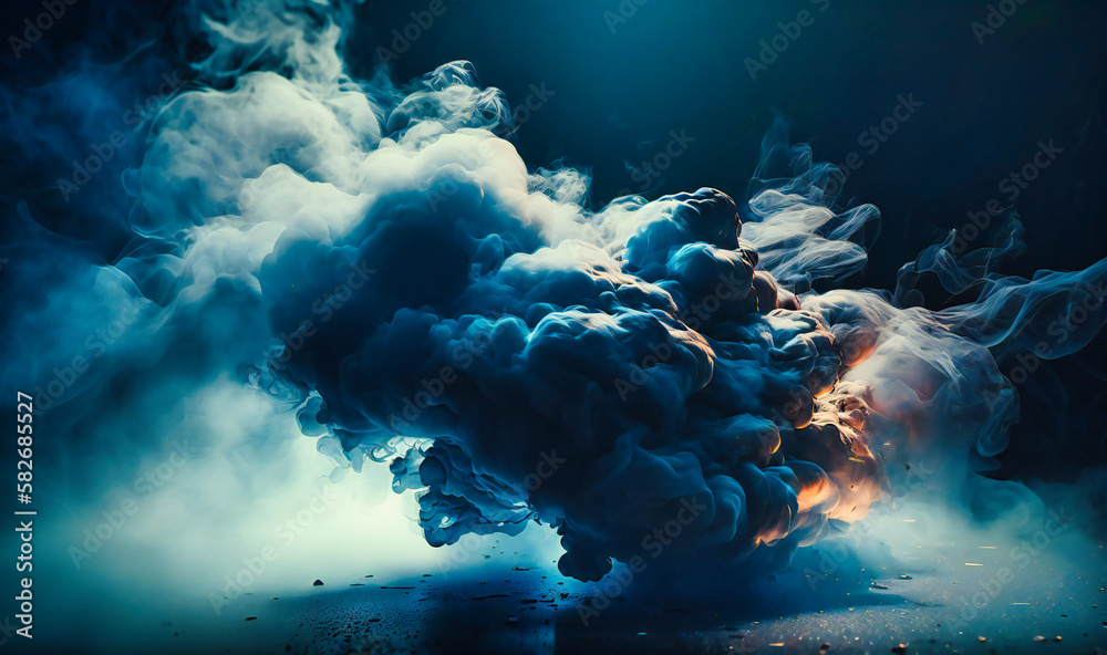 Smoke backgrounds with a dark and moody color palette, adding a sense ...