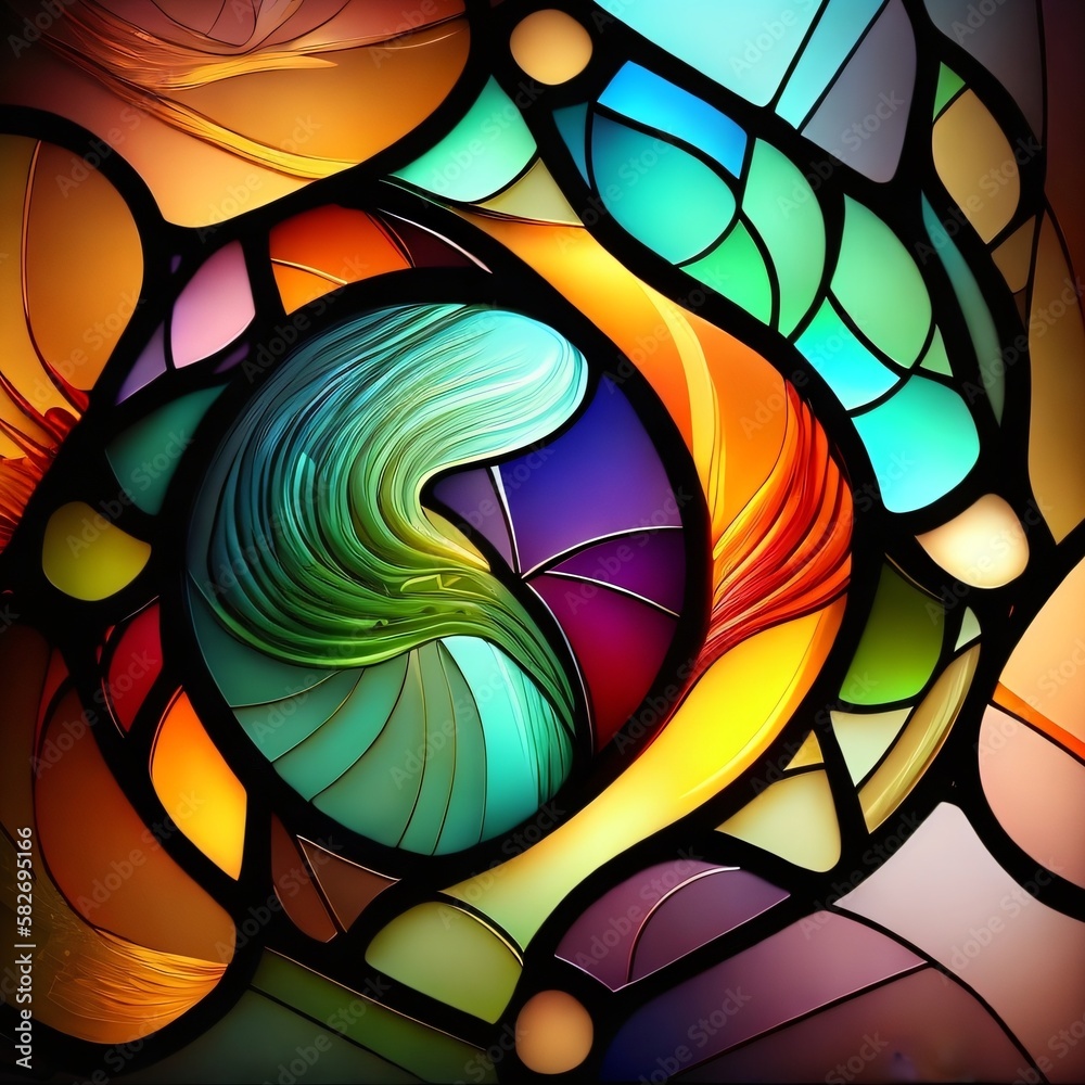 Stockillustratie Abstract background, multicolored texture. Artistic ...