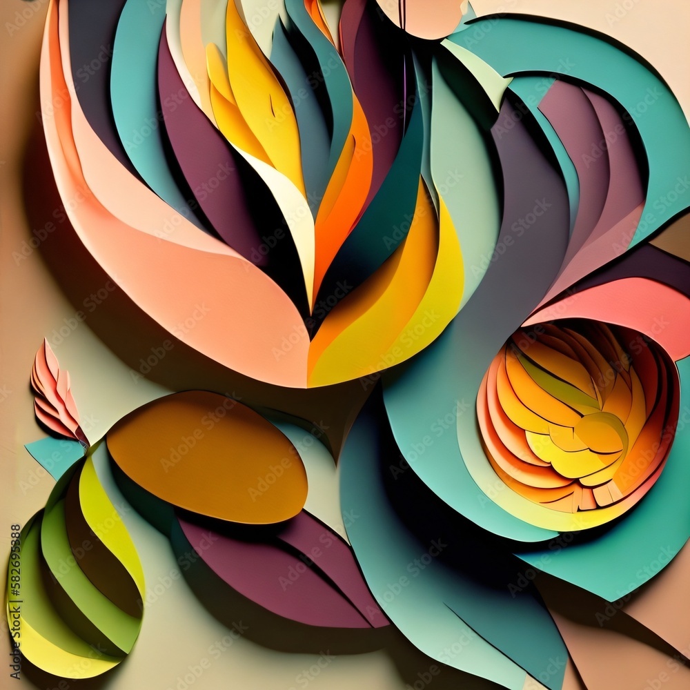 Abstract background, multicolored texture. Artistic abstraction of ...