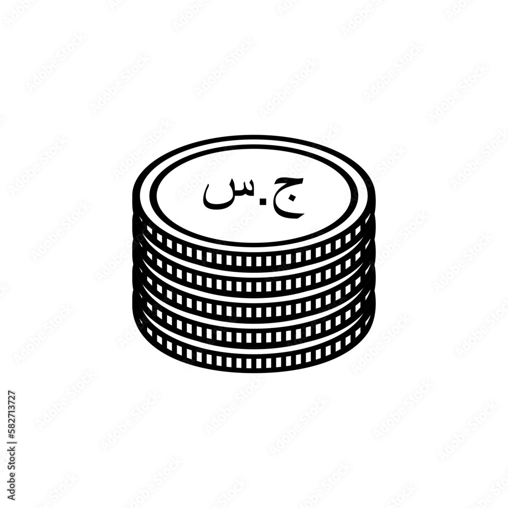 Republic of the Sudan Currency Symbol, Sudanese Pound Icon, SDG Sign ...