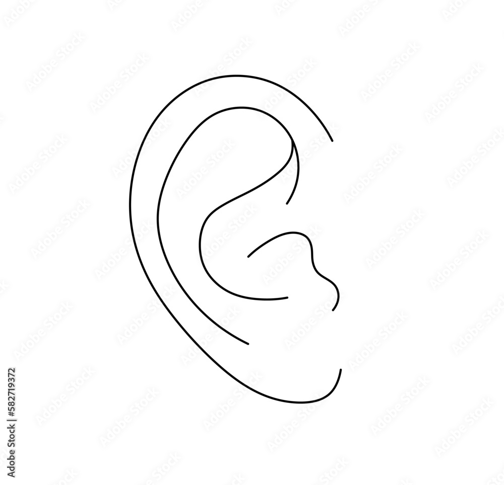Easy Ear Drawing