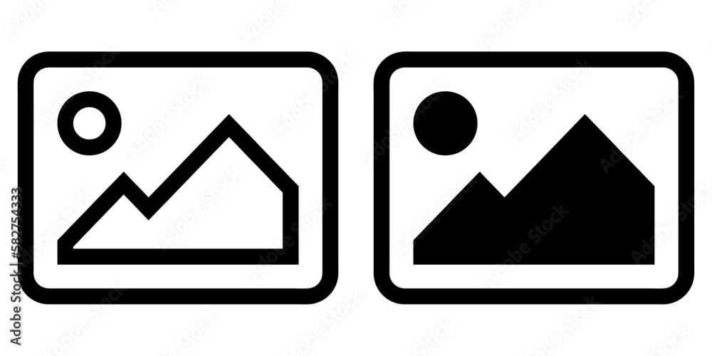 ofvs340 OutlineFilledVectorSign ofvs - no image available vector icon ...