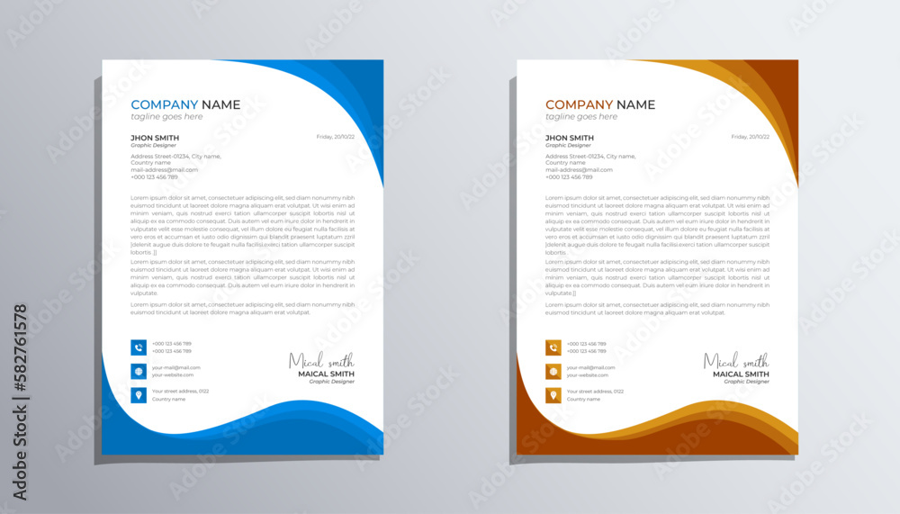 Professional Letterhead Template to Elevate Your Business Communication ...