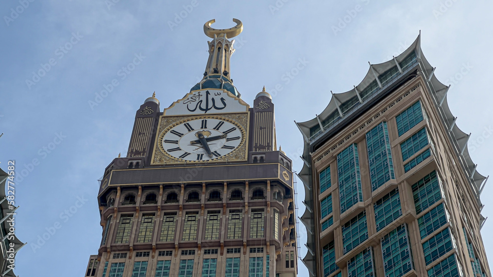MECCA, SAUDI ARABIA-march 7, 2023: Skyline with Abraj Al Bait (Royal ...
