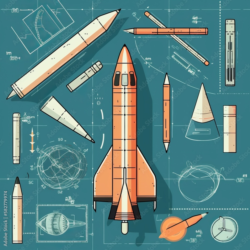Exploring the Depths of Rocket Science: A Creative Depiction of Math ...