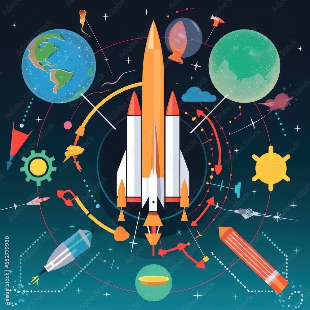 Exploring the Depths of Rocket Science: A Creative Depiction of Math ...