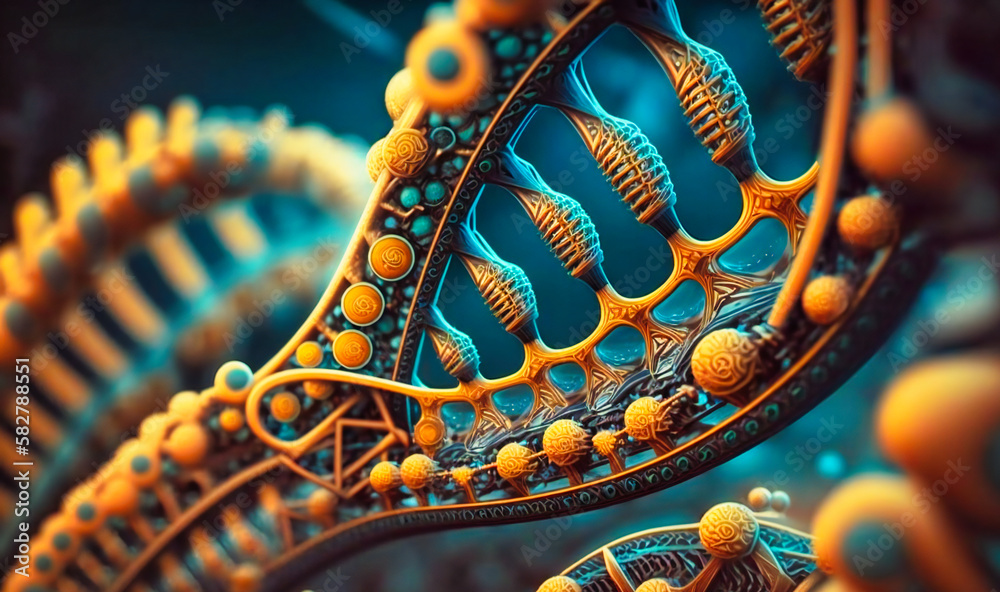 The process by which RNA is synthesized from a DNA template Stock ...