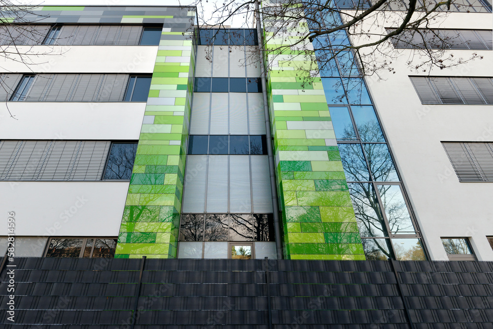 MAINZ, GERMANY - March 19, 2023: Detail of the BioNtech SE building ...