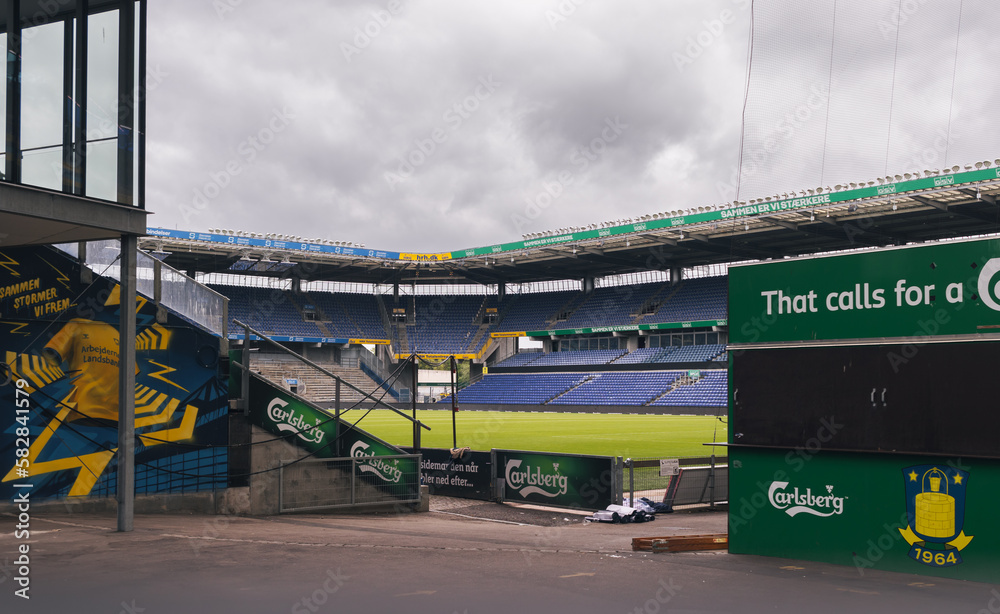 Brøndbyvester, Hovedstaden, Denmark - May 2022: Inside the Brøndby ...