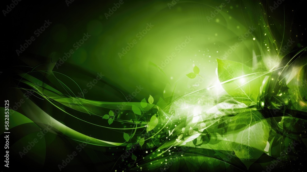 Lush Green Energy Background: The Perfect Canvas for Your Eco-friendly ...