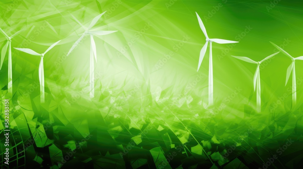 Lush Green Energy Background: The Perfect Canvas for Your Eco-friendly ...