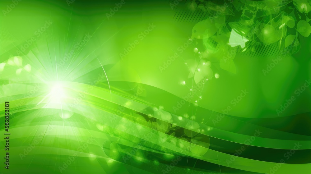 Lush Green Energy Background: The Perfect Canvas for Your Eco-friendly ...