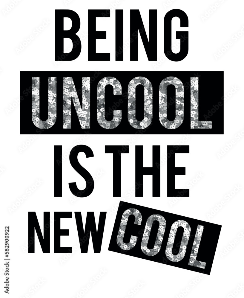 Inspirational words with sequins. Slogan fashion graphics to use in ...