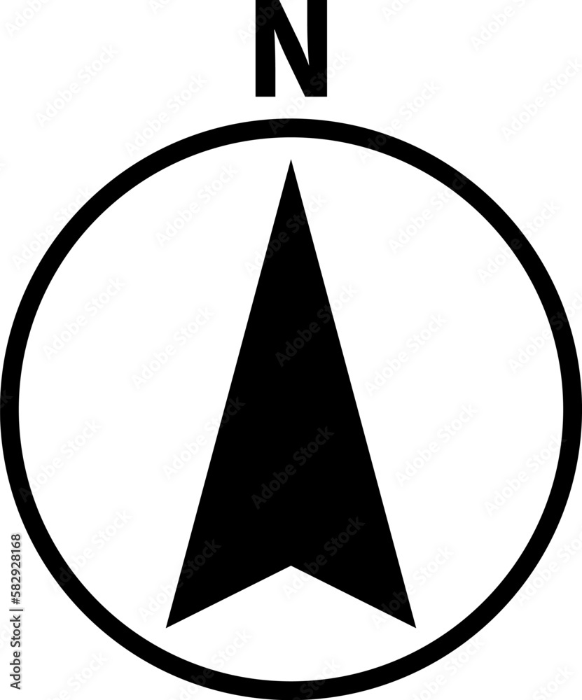 方位記号のアイコン Stock Vector | Adobe Stock