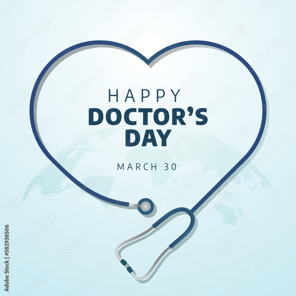 vector graphic of happy doctor's day good for doctor's day celebration ...