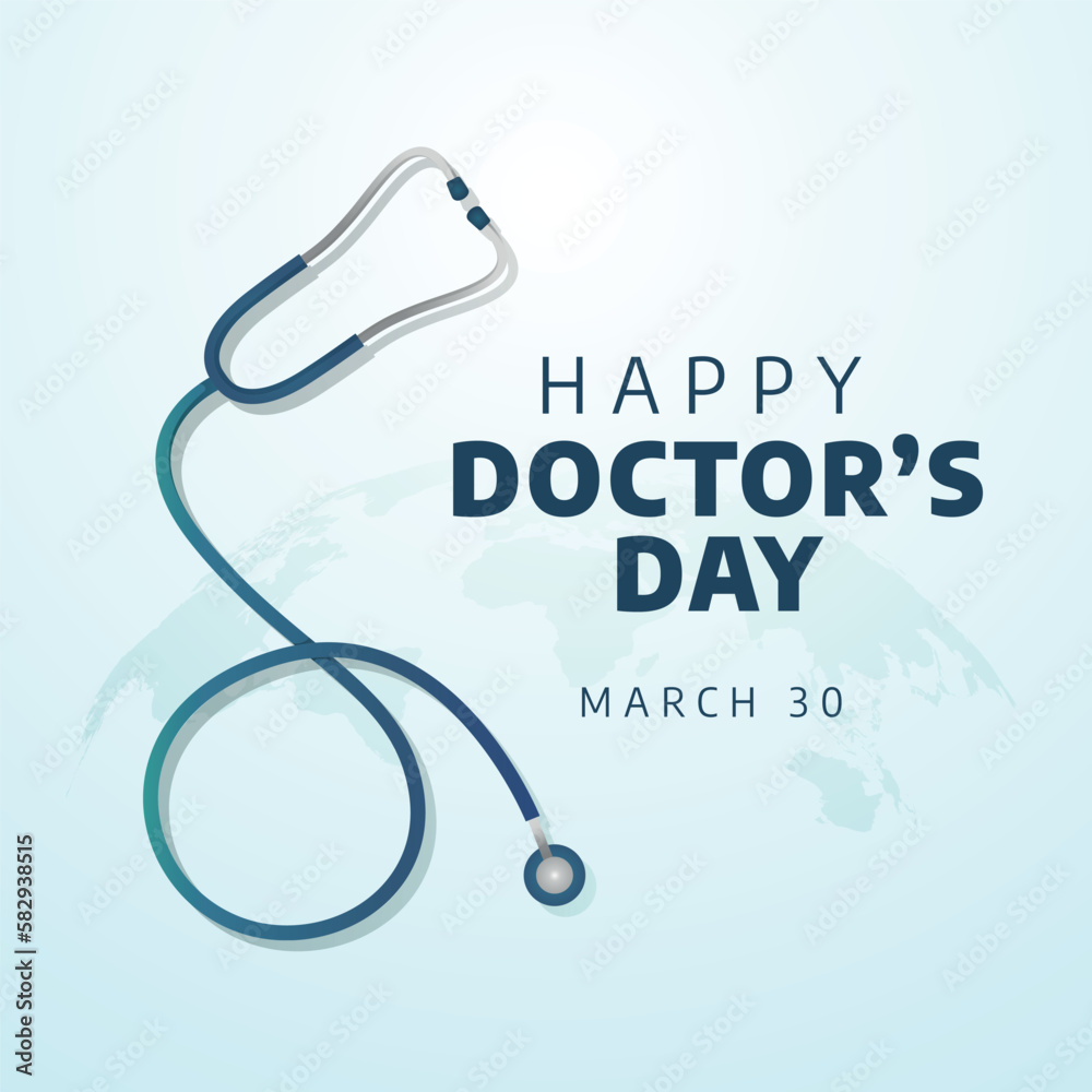 vector graphic of happy doctor's day good for doctor's day celebration ...