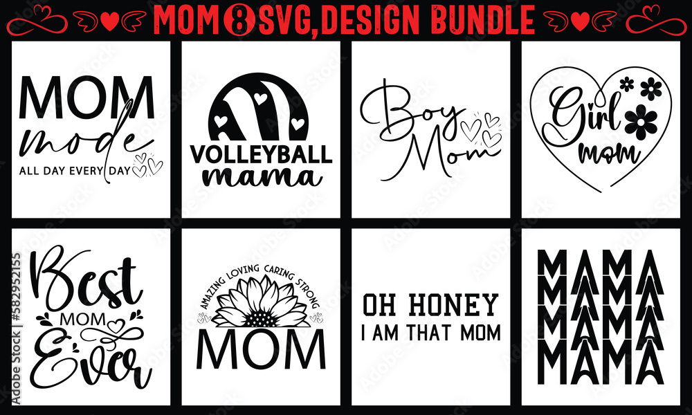 Mom cut file Bundle, Mother's day SVG, Mom SVG Cut File Women's cut ...