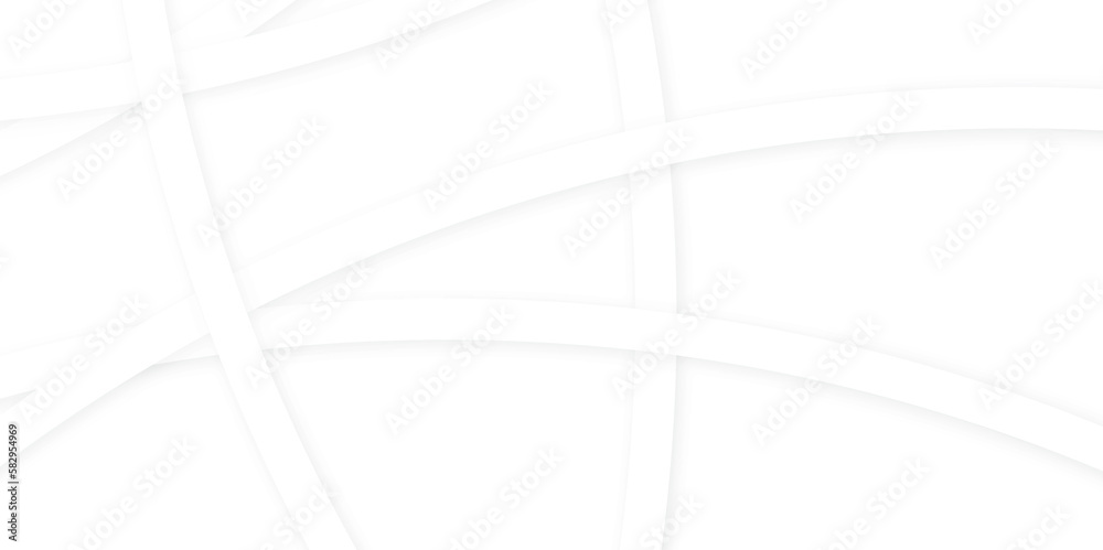 Abstract white lines and circle background and white Background With ...