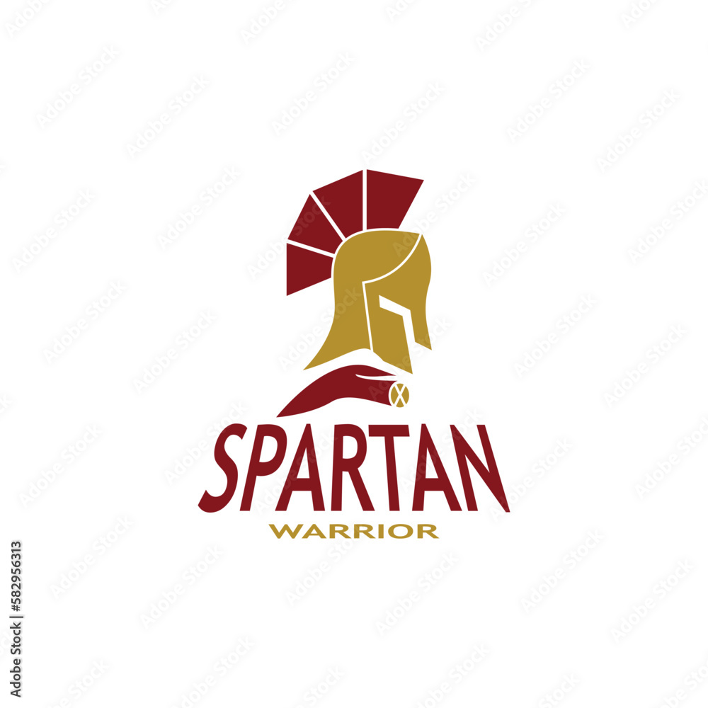 Spartan Logo Vector Sparta Logo Vector Spartan Helmet Logo Template ...
