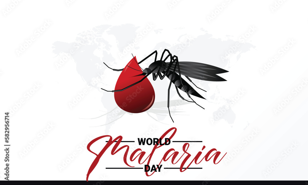 world malaria day poster design Stock Vector | Adobe Stock