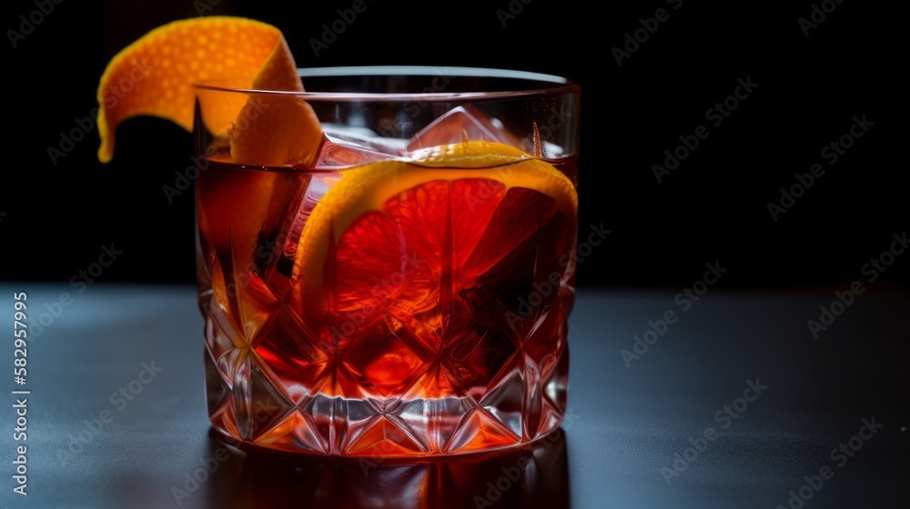 Negroni a bitter and complex drink made with gin, sweet vermouth, and ...