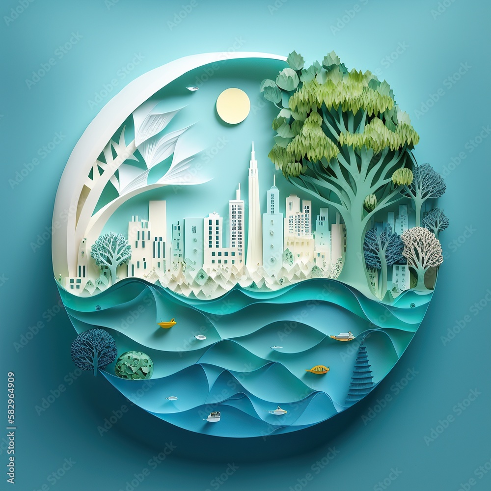 Planet world ecosystems, world environment day, Earth day, sustainable ...