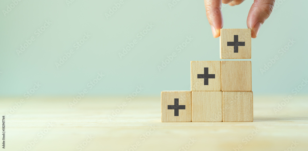 Foto de Positive things; added value, benefits, additional, personal ...