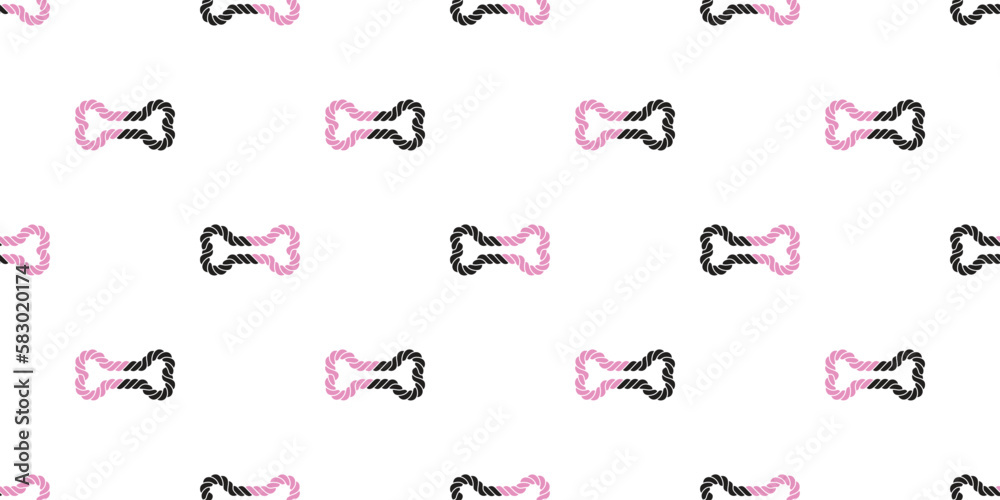 Pink Dog Bone Cartoon