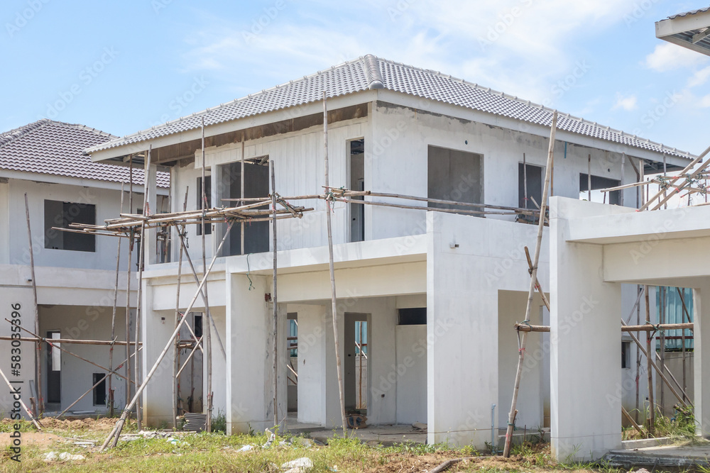 construction residential new house with prefabrication system in ...