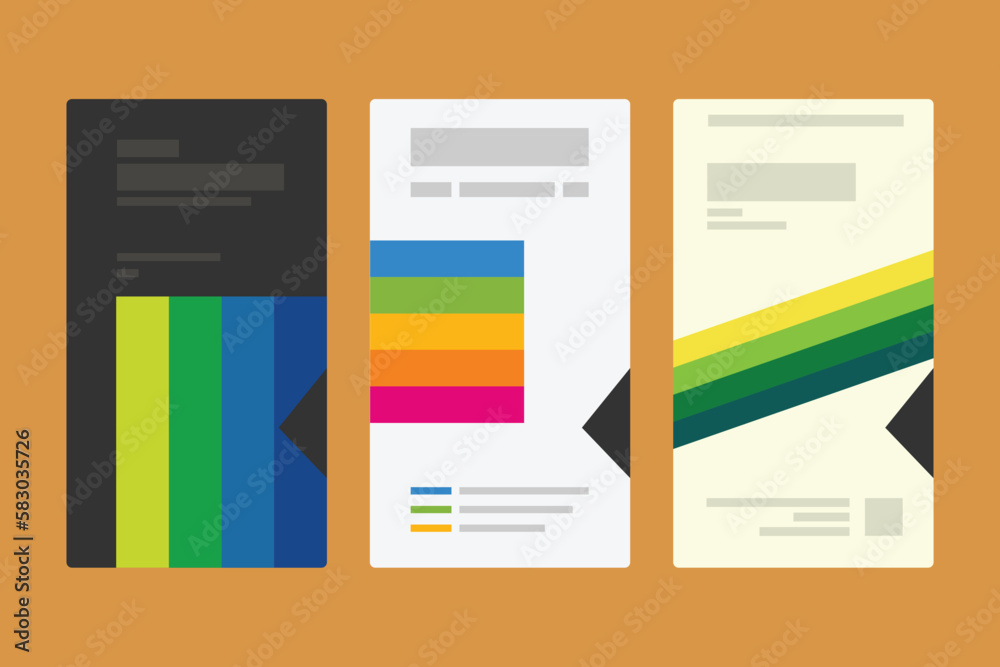 Vetor de set of three blank vhs cover design conceptual vhs packaging design 90s 80s memories ...